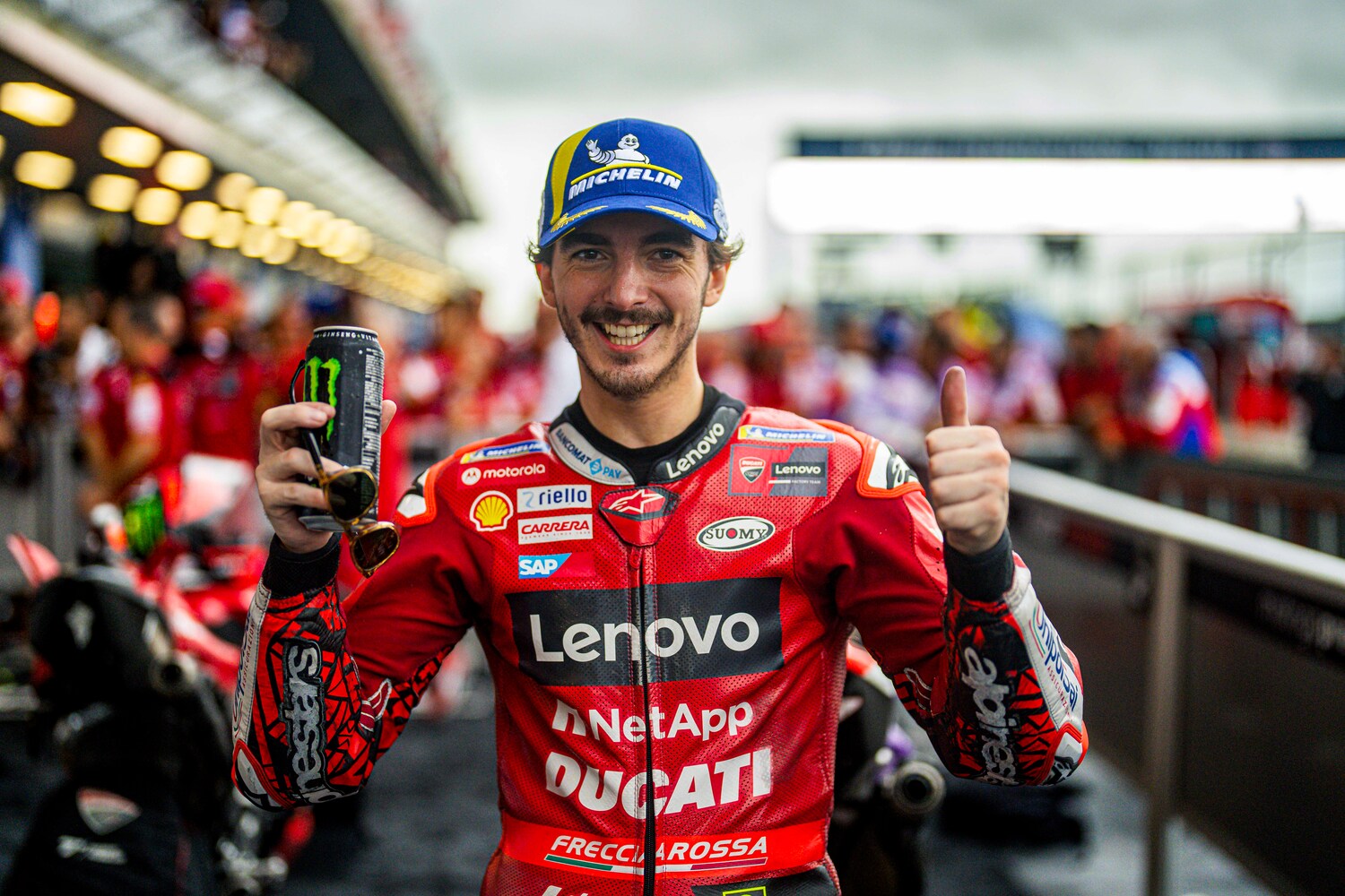 Double podium for the Ducati Lenovo Team in the Thai GP, with Jack Miller second and Pecco ...